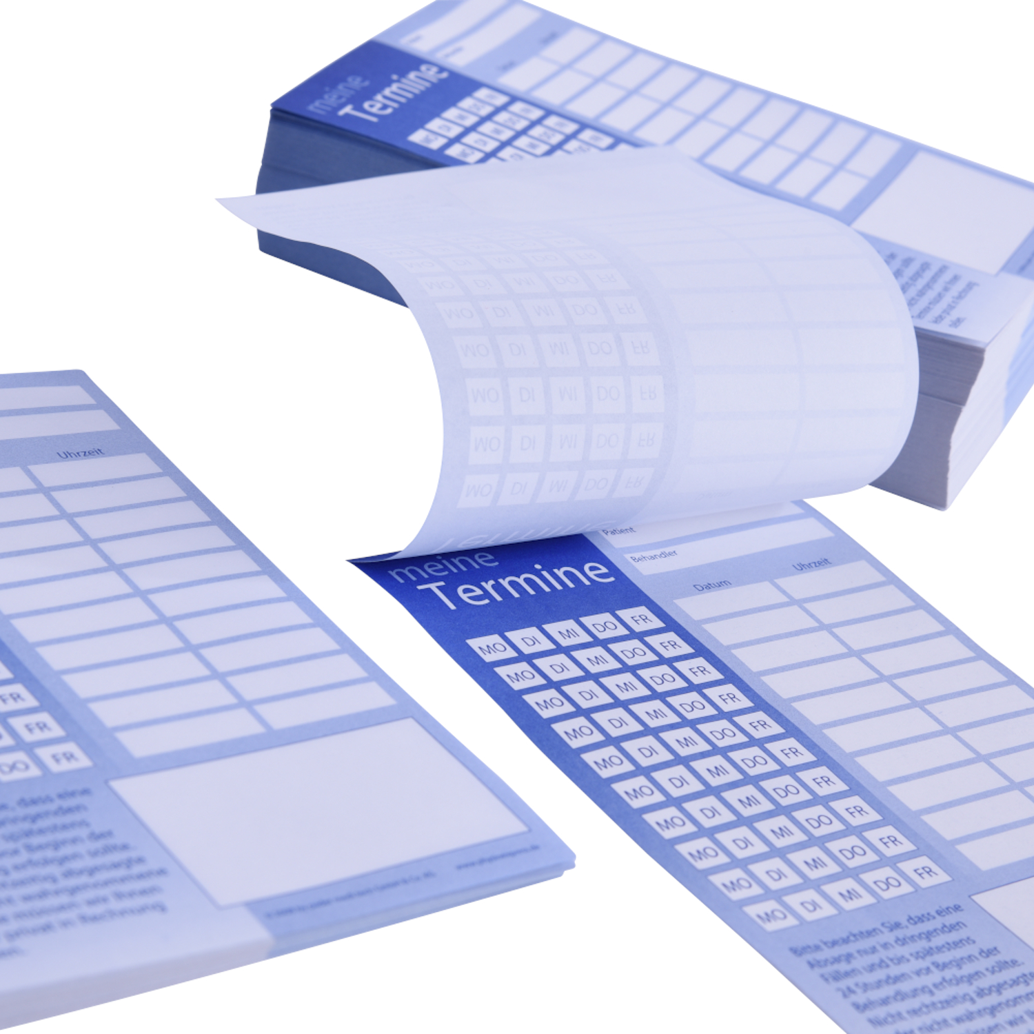 pader.terminzettel XXL mit Durchschlag